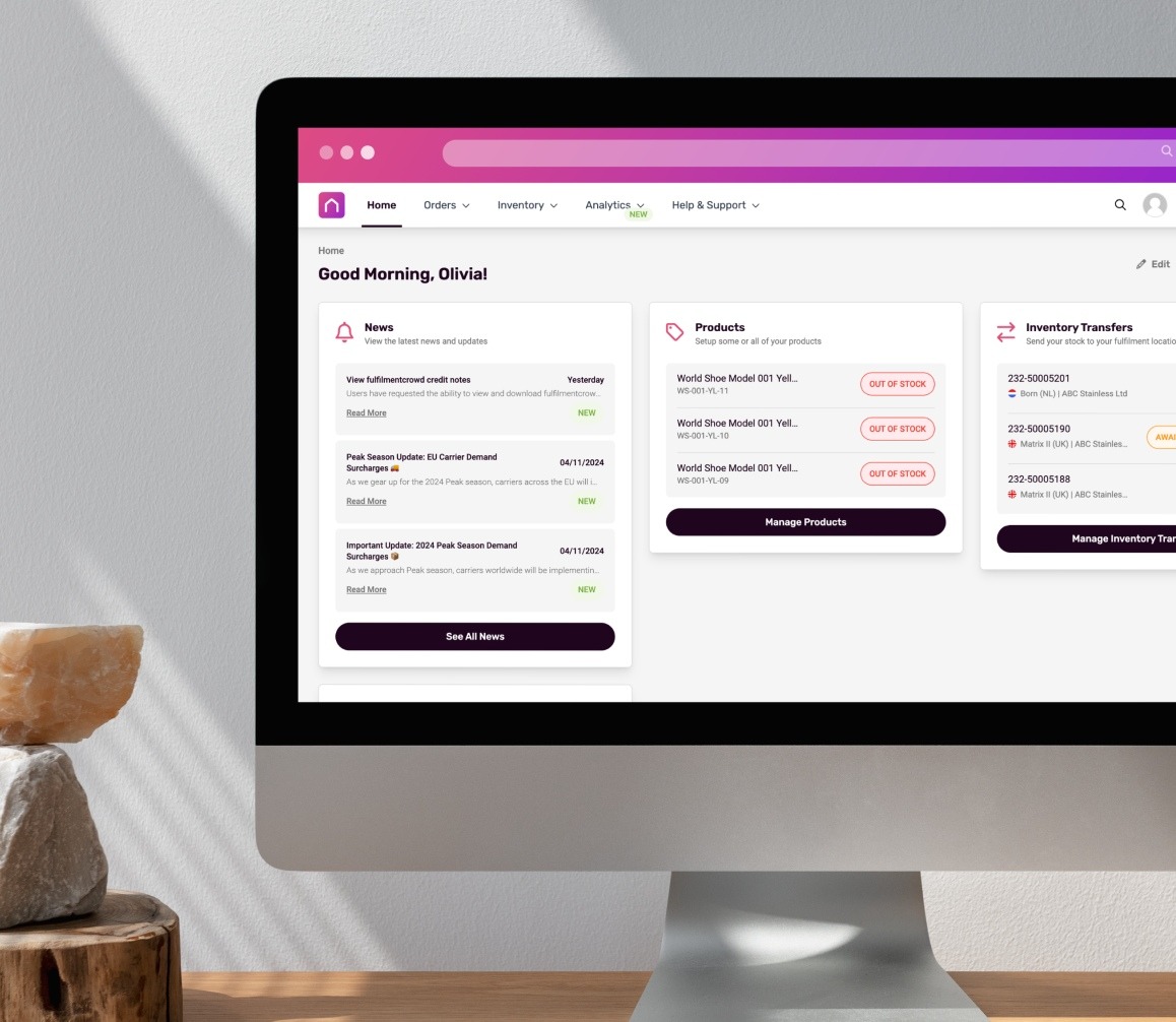 Award-Winning eCommerce Fulfilment Platform for Scalable Growth
